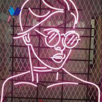 China HONGSEN Custom LED Neon Sign Light 1000mm 340mm DC 12V for Bedroom Party Decoration for sale