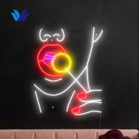 China HONGSEN Custom LED Neon Sign Light 1000mm 340mm DC 12V for Bedroom Party Decoration for sale