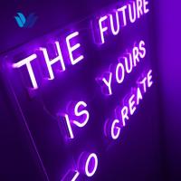 China HONGSEN Custom Happy Birthday Neon Sign LED Party Light DC 12V 1000mm for sale