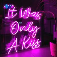 China HONGSEN Custom Happy Birthday Neon Sign LED Party Light DC 12V 1000mm for sale