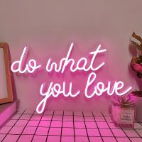 China Custom Design LED Neon Signs 110V AC IP65 PVC for Indoor Wall Decoration for sale