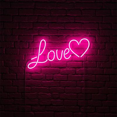 China Custom Size LED Flexible Neon Sign 110V AC 2700K for Interior Decoration Wall Decor for sale