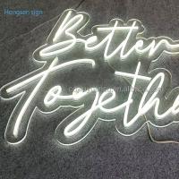 China IP65 LED Neon Lights for Party Wedding 110V Acrylic Lamp Body Customizable Happy Birthday Sign for sale