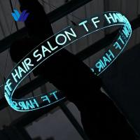 China Custom Round Acrylic LED Neon Light Sign 110V AC IP65 for Commercial Ceiling Decoration for sale