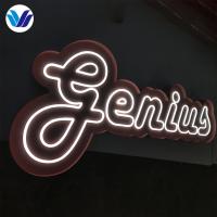 China HONGSEN Custom Stainless Steel 3D Letter Sign with LED Light 6000K for Indoor Outdoor Business for sale