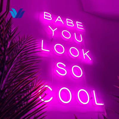 China HONGSEN Custom Neon Flex Strip Light LED Decorative Neon Lamp 12V 1000mm for sale