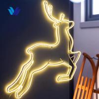 China HONGSEN IP65 Custom Acrylic Neon Lights 30000 Hours Lifespan CE Certified for Wedding Business Logo Wall Cars for sale