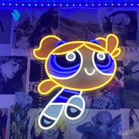 China HONGSEN IP65 Custom Acrylic Neon Lights 30000 Hours Lifespan CE Certified for Wedding Business Logo Wall Cars for sale