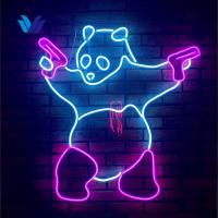 China HONGSEN IP65 Custom Acrylic Neon Lights 30000 Hours Lifespan CE Certified for Wedding Business Logo Wall Cars for sale