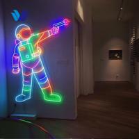 China HONGSEN Custom LED Neon Sign 1000mm x 340mm DC 12V for Holiday Decoration for sale