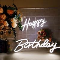 China Custom LED Neon Letter Sign 110V 2700K for Wedding Party Birthday Decoration for sale