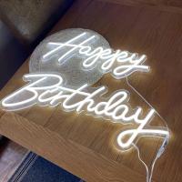 China Custom LED Neon Letter Sign 110V 2700K for Wedding Party Birthday Decoration for sale
