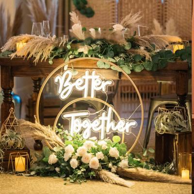 China Custom PVC LED Neon Sign Letters Decoration Flexible Strip Light 12V 6000K for Office for sale