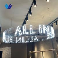 China Hongsen Custom LED Neon Sign PVC Material 6000K Daylight 12V for Office Retail Shop Bar Logo for sale