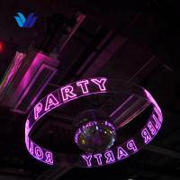 China Hongsen Custom LED Neon Sign PVC Material 6000K Daylight 12V for Office Retail Shop Bar Logo for sale