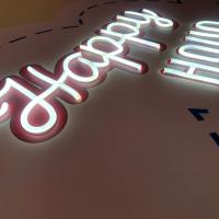 China Custom LED Neon Sign Acrylic Panel Light Box 12V 6000K for Holiday Decoration Advertising for sale