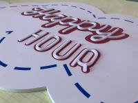 China Custom LED Neon Sign Acrylic Panel Light Box 12V 6000K for Holiday Decoration Advertising for sale