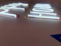 China Custom LED Neon Sign Acrylic Panel Light Box 12V 6000K for Holiday Decoration Advertising for sale