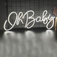 China Customizable LED Flexible Neon Lights 1000mm x 340mm DC 12V for Holiday Decoration for sale