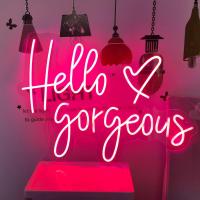 China Customizable LED Flexible Neon Lights 1000mm x 340mm DC 12V for Holiday Decoration for sale