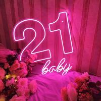 China Customizable LED Flexible Neon Lights 1000mm x 340mm DC 12V for Holiday Decoration for sale