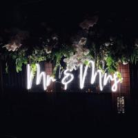China Hongsen LED Neon Light 1000mmx340mm 12V PVC Sign for Wedding Birthday Party Decoration High CRI 90 for sale