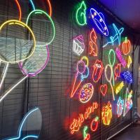 China Customizable LED Neon Sign IP65 PVC Shatterproof 110V for Store Wall Decoration for sale