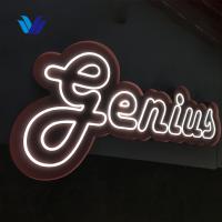 China Hongsen Custom Stainless Steel Neon Sign LED Metal Box 12V 1000mm for Restaurant Bar for sale