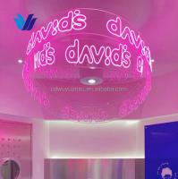 China Custom LED Neon Sign Good Vibes Logo Acrylic 6000K for Mall Store Bar Wall Decor for sale