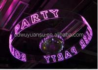 China Custom LED Neon Sign Good Vibes Logo Acrylic 6000K for Mall Store Bar Wall Decor for sale