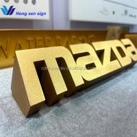 China Custom 3D Brass Aluminum Engraved Metal Plaque UV Printing Hotel Signage 4 Color for sale