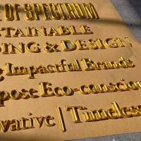 China Custom Etched Cast Bronze Memorial Plaque Award Brass Plate for Home Office Decor 100-240V for sale
