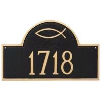 China Custom Shape Outdoor Metal 3D Business Sign Plaque for Store Front Office Door for sale