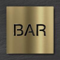 China Customizable Outdoor Waterproof Hollow Metal Plaque Sign 0.5mm Thickness for Bar Wall Display for sale