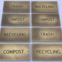 China Customizable Outdoor Waterproof Hollow Metal Plaque Sign 0.5mm Thickness for Bar Wall Display for sale