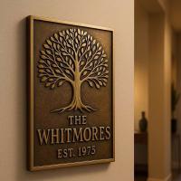 China Weatherproof Hammered Texture Brass Plaque for Park Monument Memorial Site Custom Size for sale