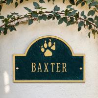 China Custom Brass CNC Engraved Plaque UV Printing Custom Shape High Standard Quality Memorial Sign for sale
