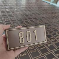China Custom Brass Metal Plaque Sign UV Printing Customizable Size Shape Hongsen Brand 2 Year Warranty for sale