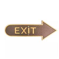 China Custom Engraved Metal Plaque Brass Aluminum Sign for Green Buildings 2 Year Warranty for sale