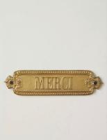 China Custom Metal Plaque Sign Brass Aluminum Stainless Steel UV Printing Engraving 3D Design for sale