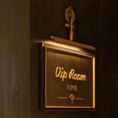 China CNC Engraved Brass Aluminium Anti-Corrosion Plaque Sign for Building Entrance Custom Size for sale