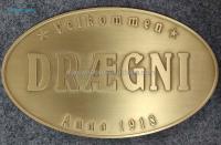 China Custom Commemorative Plaques Medals Steel Model Carved Painted UV Printing Souvenir 2mm Thick for sale