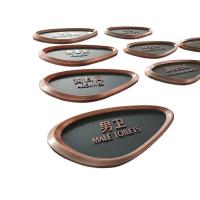 China Precision Brass Restroom Sign Toilet Wall Door Signage Male Female Icon Custom Size for sale