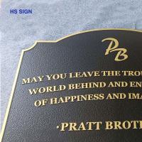China Custom Brass Aluminum Metal Plaque Signage for Indoor Outdoor Wall Wayfinding with UV Printing for sale