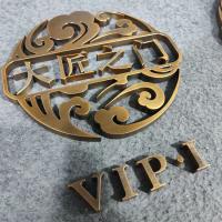 China Custom Brass Door Sign Personalized Metal Name Plate for Office Hotel Wall Room Direction Plaque for sale