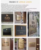 China Custom Retro Metal Plaque Handcrafted Brass Aluminum Sign 3D Relief Engraving for sale