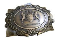 China Custom Brass Aluminum 3D Relief Metal Plaque with CNC Engraving for Hotel Signage for sale