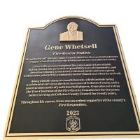 China Custom Bronze Memorial Plaque Grave Commemorative Metal Crafts 8x10 Inch Ready to Ship for sale