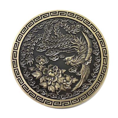 China Custom 3D Relief Metal Plaques Outdoor Brass Aluminium Sculpture Handcrafted 2mm Thick for sale