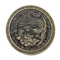 China Custom 3D Relief Metal Plaques Outdoor Brass Aluminium Sculpture Handcrafted 2mm Thick for sale